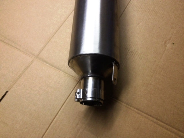 Universal 6" Stainless Steel Exhaust 540mm Silencer With Catalytic Con ...