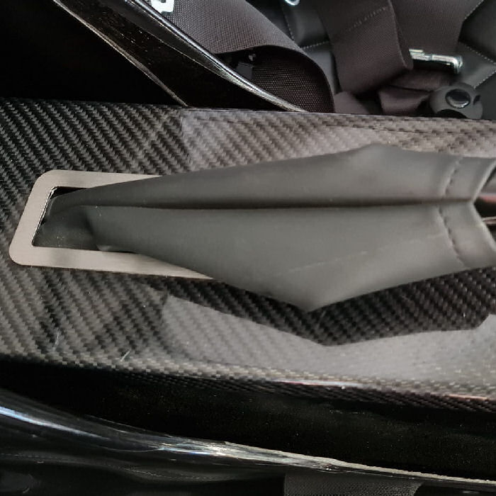 Universal Handbrake Lever Rectangular Stainless Steel Surround – Kit ...